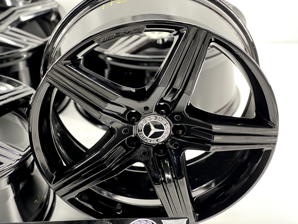 20" Mercedes S 350 450 500 550 AMG Style Rims Wheels OEM GNE Benz 5X112 ...