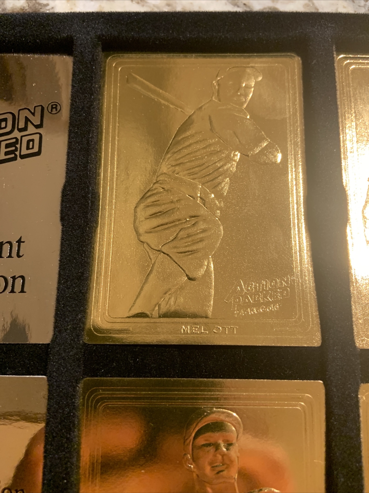 Action Packed 24kt Gold Card, 500 Plus Home Runs, The Mint Collection ...