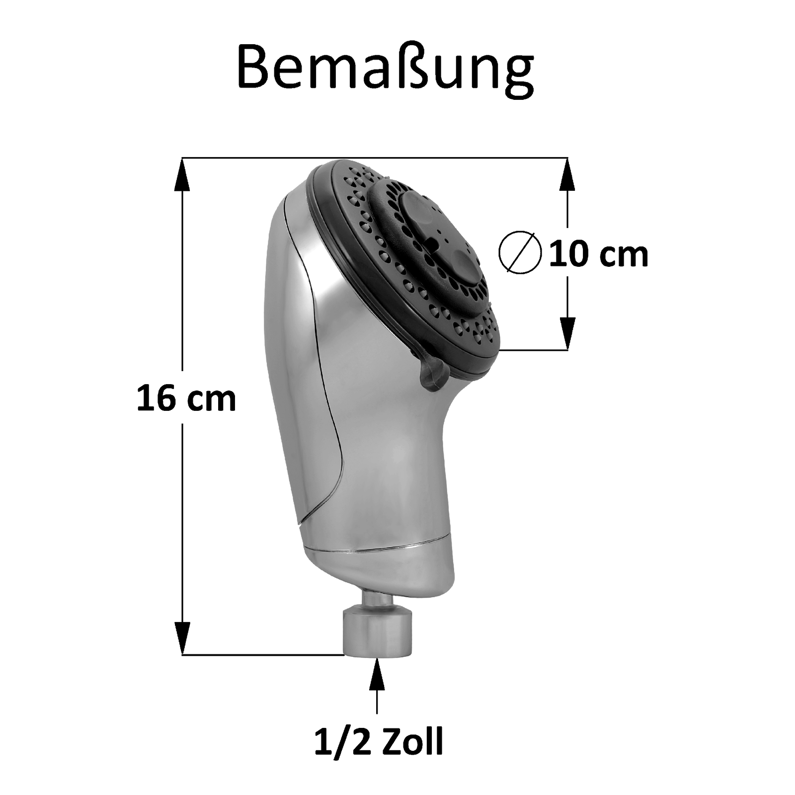 Design Duschkopf Brause Brausekopf Kopfbrause Wandbrause Duschbrause ...