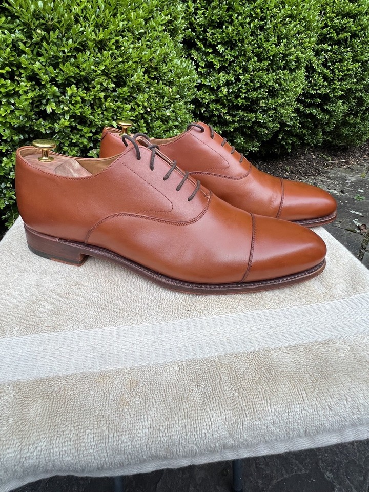 Meermin Mallorca Men's Copper Leather Cap Toe Dress Shoes Sz 12.5 EUC ...