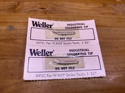 Weller MP2C for W-MCP Series Tool Tips replacement 1/32" ( Pack of 2 ...