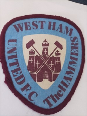 West Ham United Sew On Patch / Badge 70,s the hammers ⚒️ | eBay UK