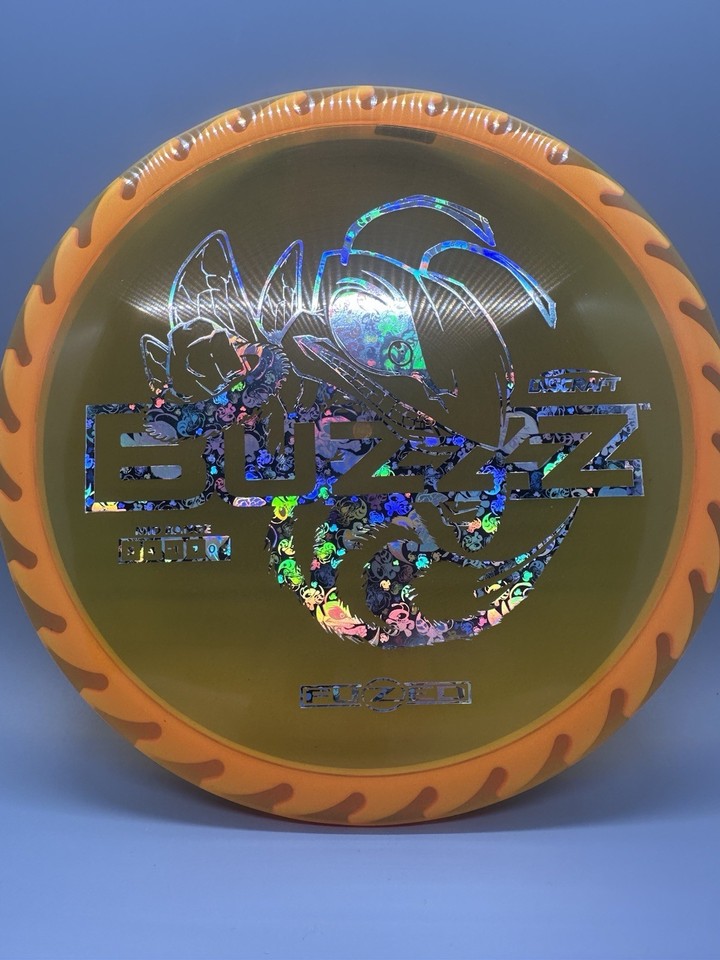 Discraft Disc Golf Fuzed Line Buzzz RARE BEE FOIL with Saw Pattern ...