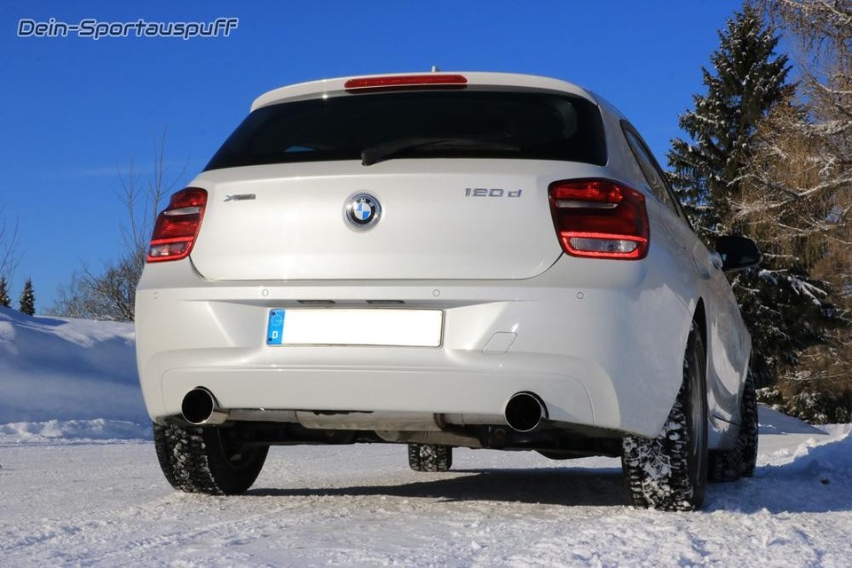 FOX Acciaio Inox Duplex Impianto Racing Ø80mm BMW 1er F20 F21 120d Ogni ...