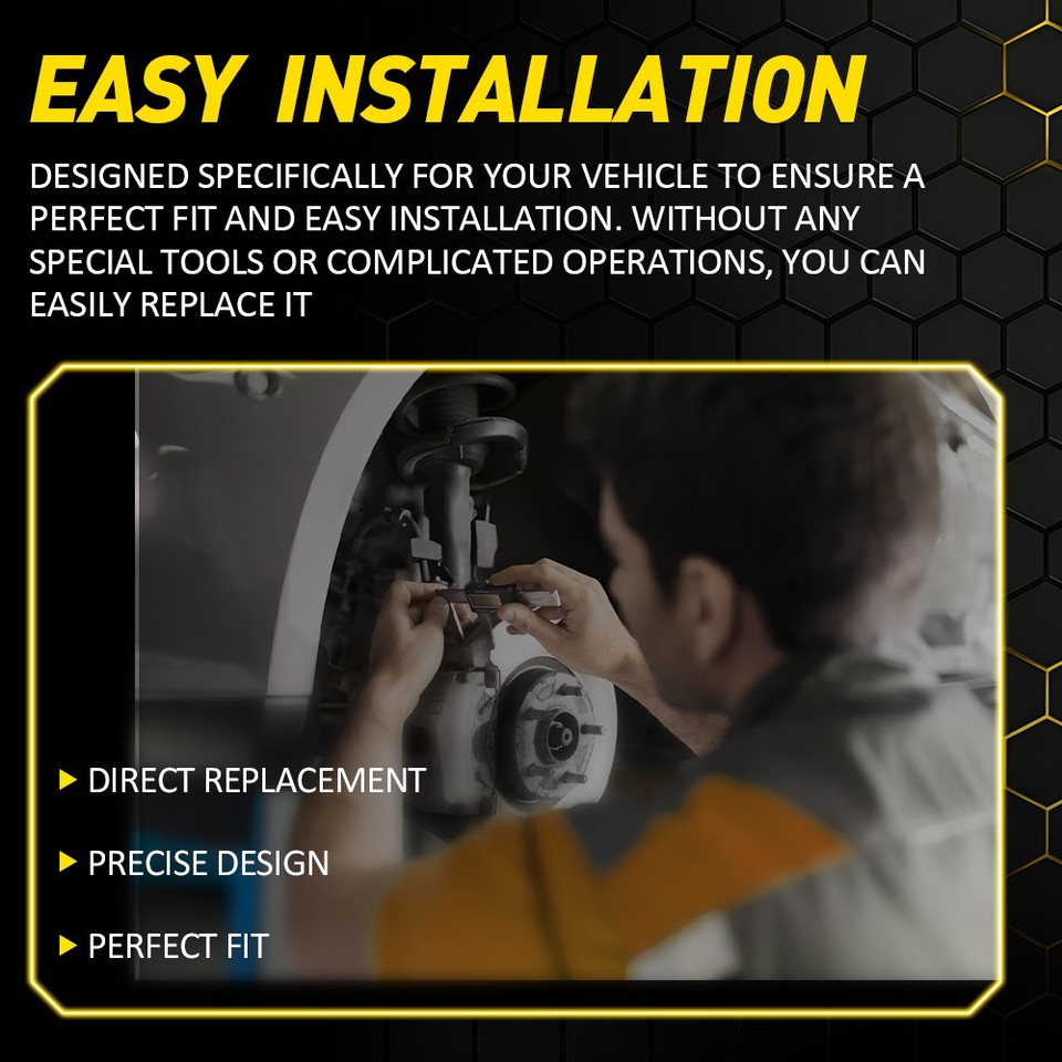 2x New Rear ABS Wheel Speed Sensor LH+RH Side for HYUNDAI SANTA FE 2007 ...