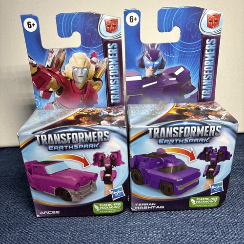 Transformers Toys EarthSpark Tacticon Terran, Arcee Hashtag Action ...