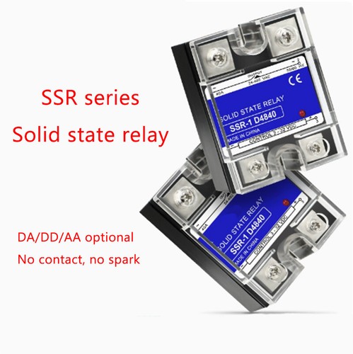 Single Phase Solid-State Relay SSR-40DA10A25A60A100A DC-AC DC-DC AC-AC 24V220V | eBay
