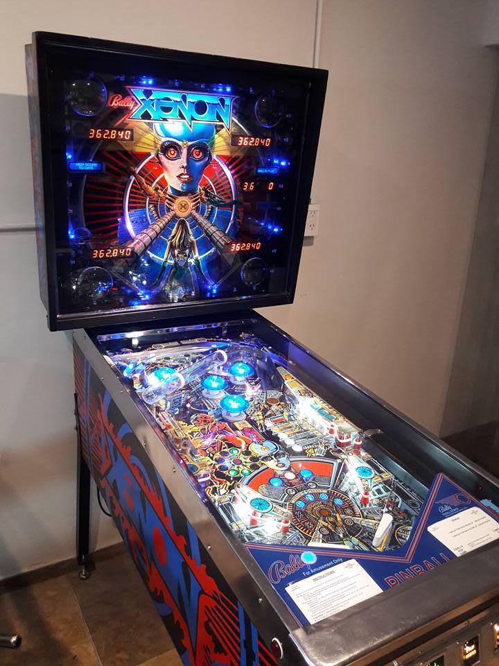 XENON Pinball Machine Playfield Overlay UV PRINTED - Clear Inserts - | eBay
