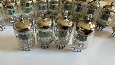 Matched Pair NOS GE JAN 5654 W / 6AK5W EF95 Amplifier Audio TUBES | eBay
