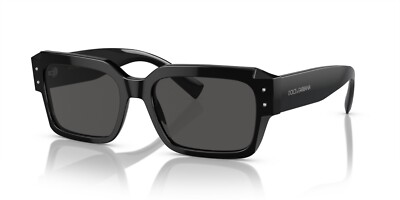 Dolce & Gabbana DG4460 Shiny Black/Grey (501/87) Sunglasses | eBay