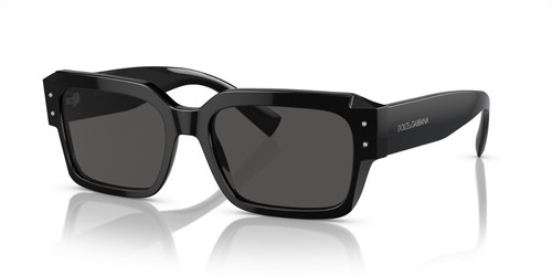 Dolce & Gabbana DG4460 Shiny Black/Grey (501/87) Sunglasses | eBay