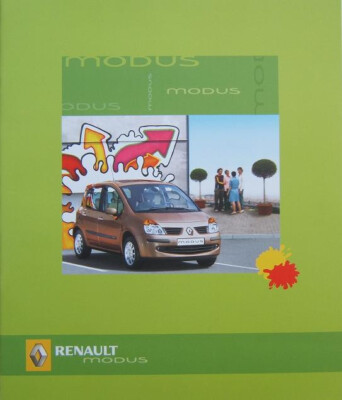Catalogue brochure publicite prospectus RENAULT MODUS (01/2005) | eBay