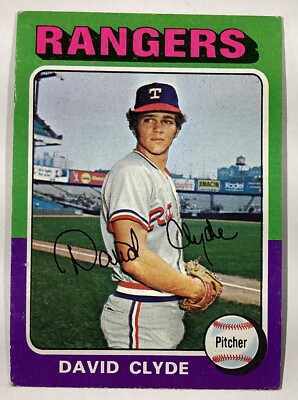 1975 Topps Mini Card #12 David Clyde - Free shipping | eBay