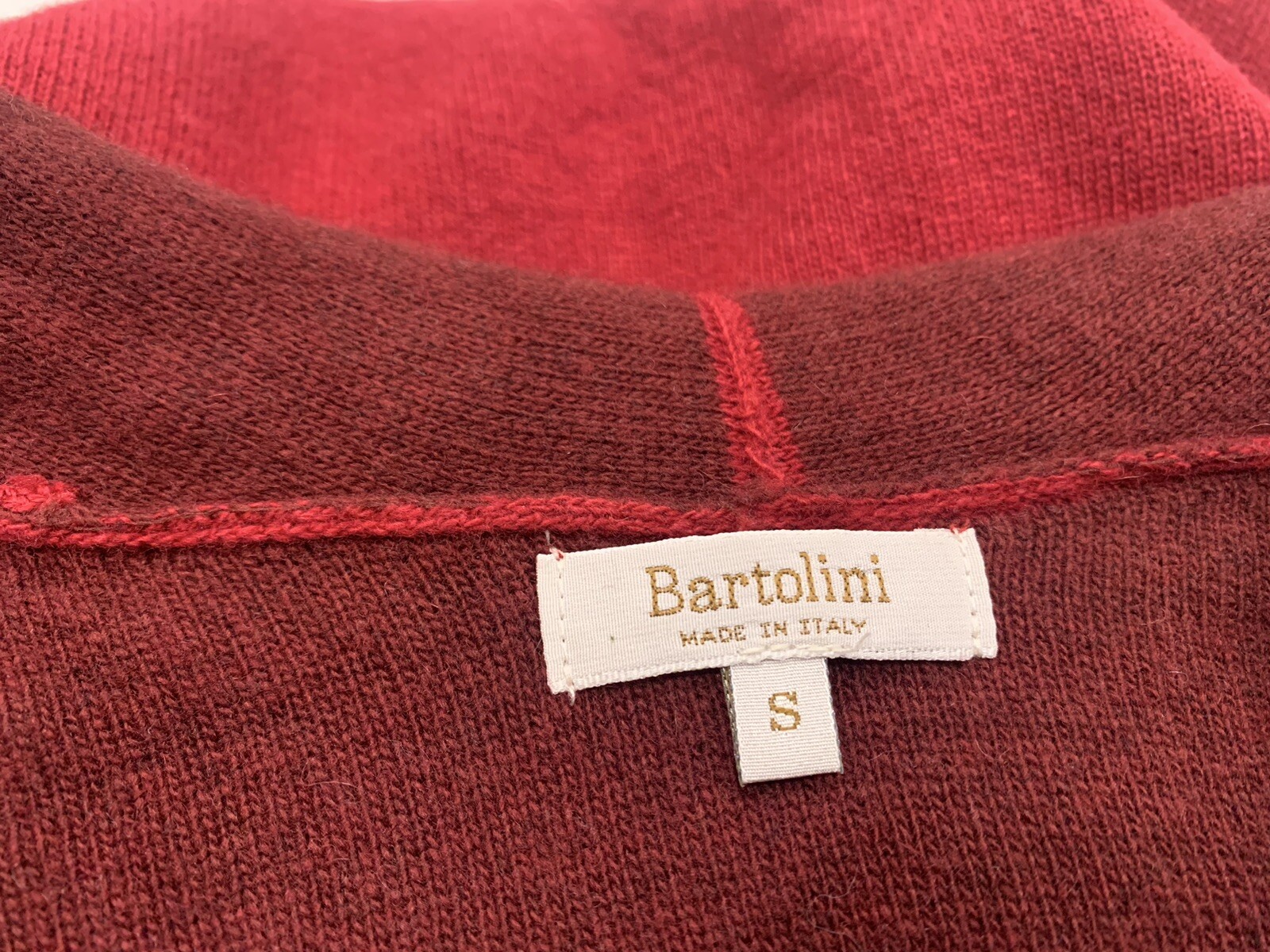Bartolini Red Wool Cashmere Sweater Vest w/ Pockets * Italy *, Women's ...