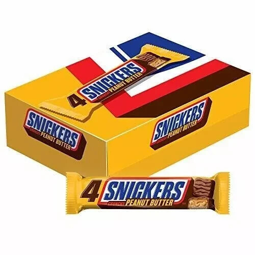 Snickers Peanut Butter Share Size Candy Bars 3.56 oz 18-Ct. Box--See ...