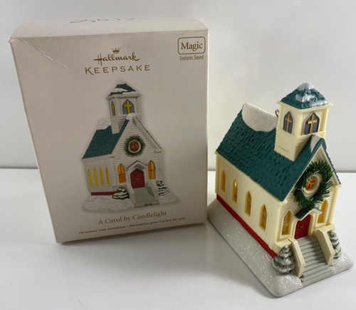 2012 MAGIC Hallmark Keepsake Christmas Church Ornament A Carol By ...