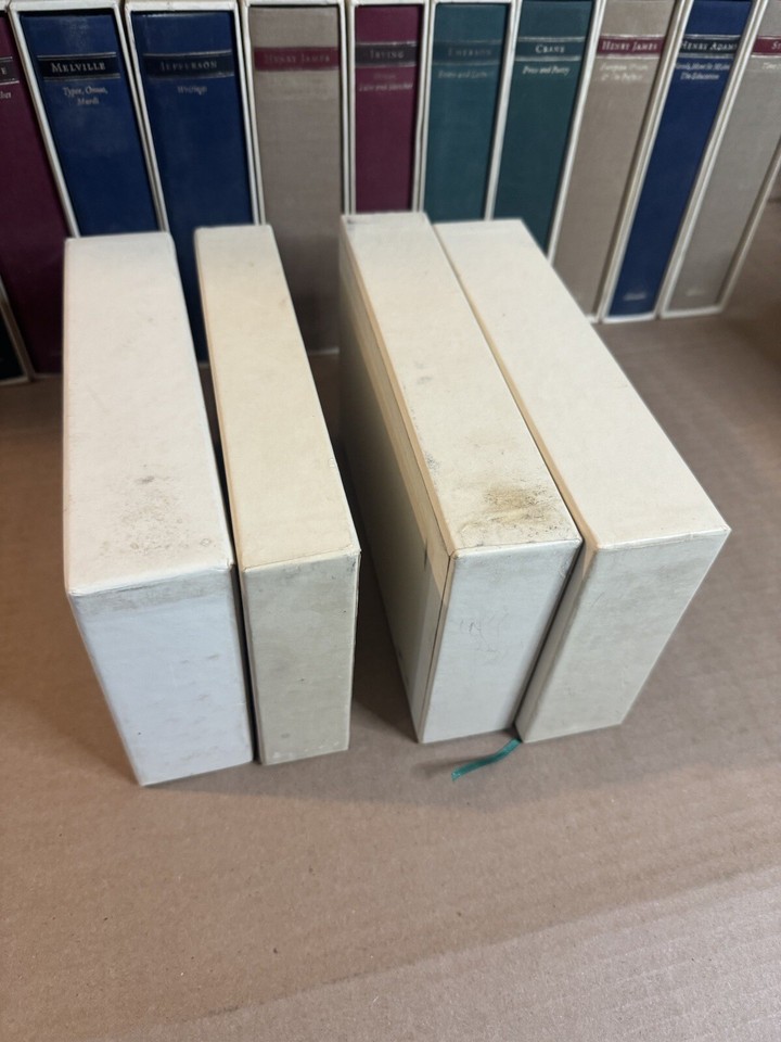 Lot Of 24 Library Of America Books With Sleeves Great All Time Authors ...