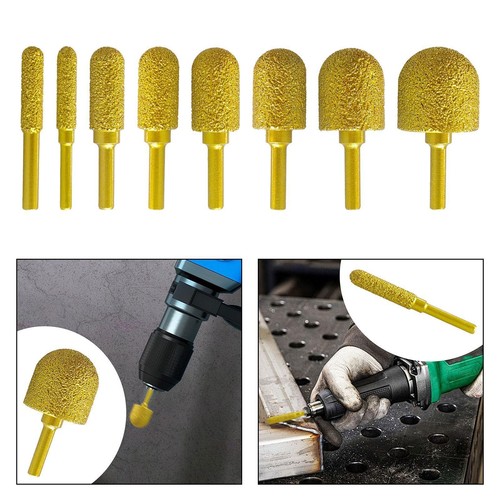 Diamond Grinding Burr Drill Bit Grinder Accessory 60mm Long Rotary Tool ...