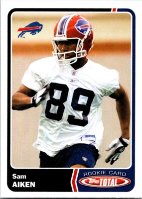 2003 Topps Total Sam Aiken Rookie Buffalo Bills #466 | eBay