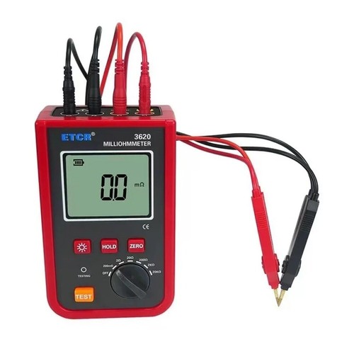ETCR3620 Portable Milliohmmeter DC Low Value Resistance Tester 1mΩ~20 ...