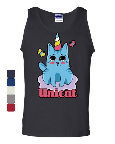 Unicat Tank Top Cute Adorable Unicorn Cat Lady Kitten Fairy Tale ...