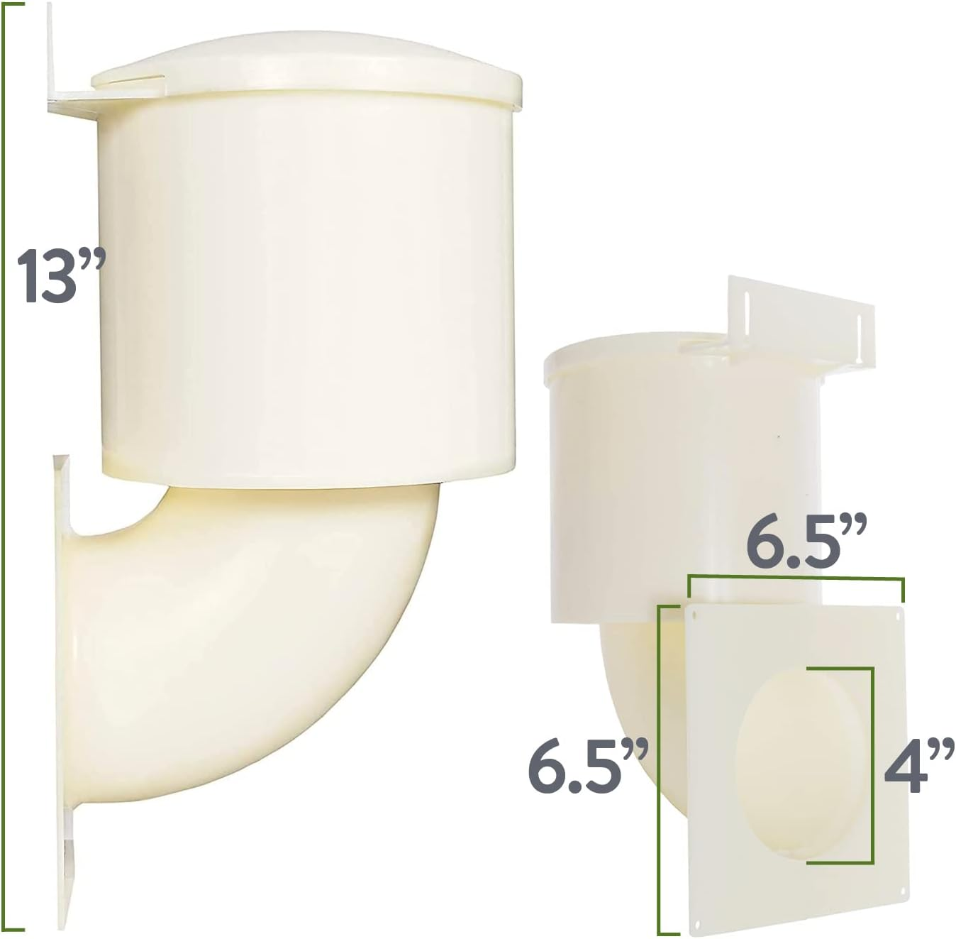 Natural Energy Saving Dryer Vent Closure - outside Dryer Vent Cover ...