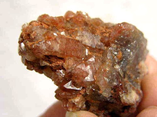 Red cactus Quartz crystal cluster druzy Rare 2x1.3 inch Tinjdad,Morocco ...