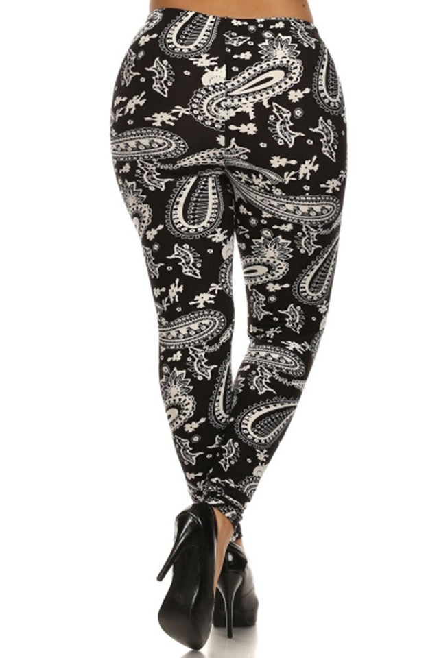 Womens Plus Size Graphic Print Pattern Buttery Soft Leggings | eBay