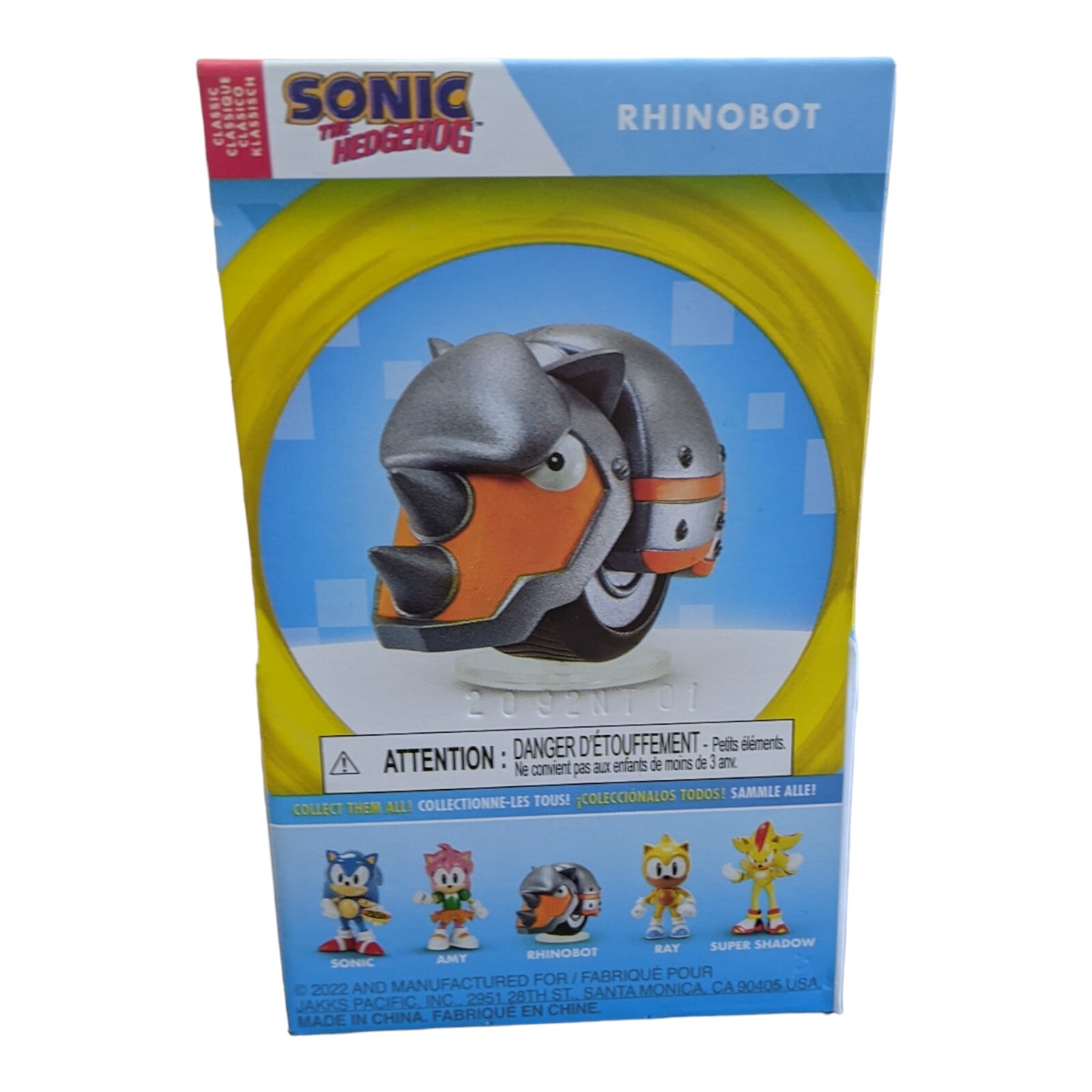 Rhinobot Jakks Sonic The Hedgehog 2.5" Collectible Action Figure (2022 ...