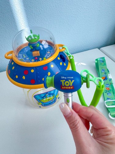Disney toy story alien popcorn bucket ufo Spaceship space gun with ...