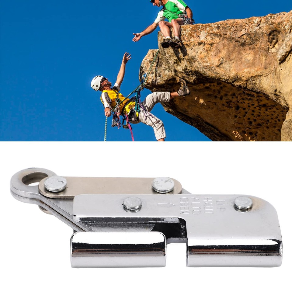 Climbing Anti Fall Rope Grab, Self Locking Rope Grab Ascender, Alloy ...