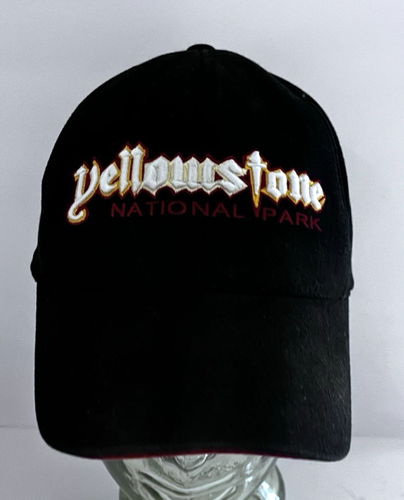 Yellowstone National Park Baseball Cap Hat Embroidered Logo Black ...