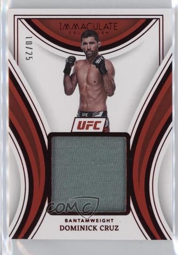 2023 Panini Immaculate UFC Remarkable Memorabilia Red /25 Dominick Cruz ...