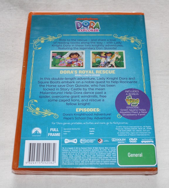 Dora The Explorer- Royal Rescue (DVD, 2012) for sale online | eBay