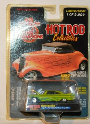 RACING CHAMPIONS HOT ROD COLLECTIBLES 1957 PLYMOUTH FURY | eBay
