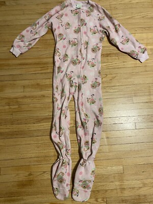 Circo Girl M Monkey Footie Pajamas Full Zip | eBay