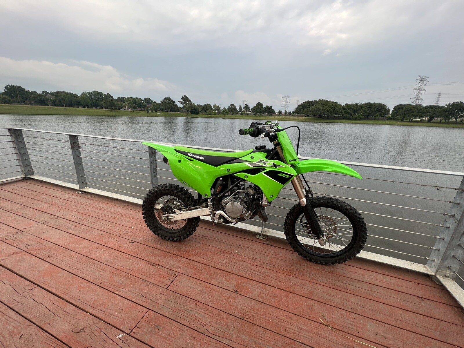 kawasaki kx 85 2 stroke dirt bike starts first kick straight from ...