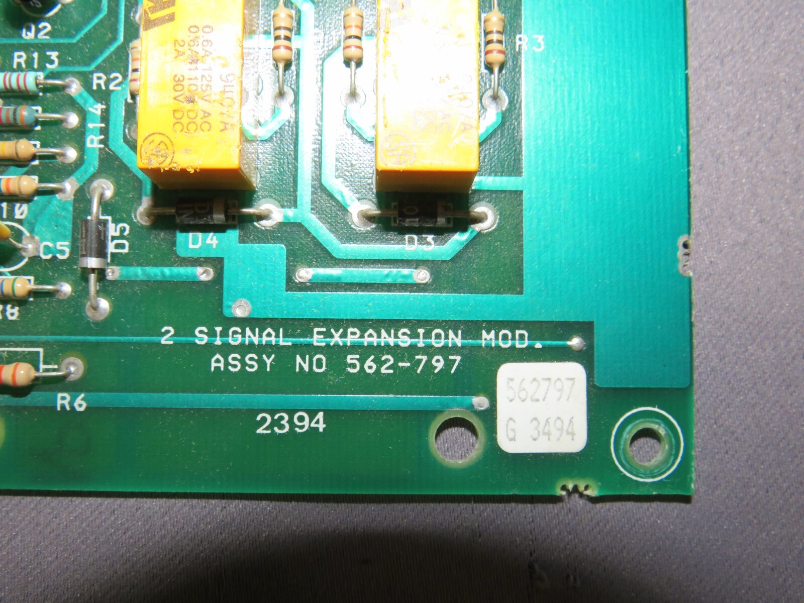 Simplex 562-797 2 Signal Expansion Mod Circuit Board Fire Alarm 4002 ...