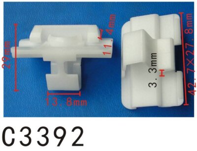 10pcs Clamp Clip Side Skirts Sills Fit Benz A0019910271 by Autobahn88 ...