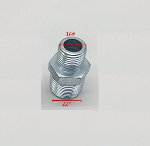 Hydraulic Metric Fitting M22X1.5 M22 to M16X1.5 M16 Male Adapter | eBay