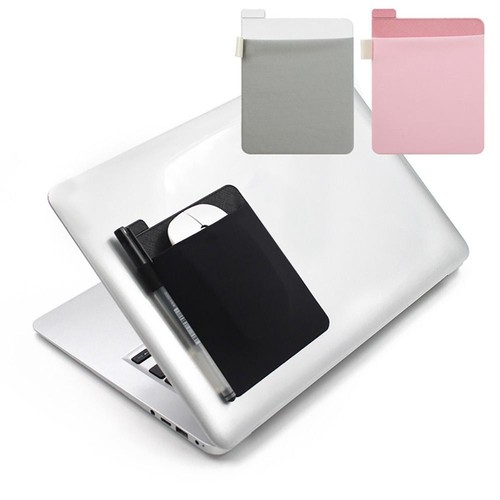 Stick-On Laptop Mouse Holder Self-Adhesive Mouse Pouch Mouse Storage ...