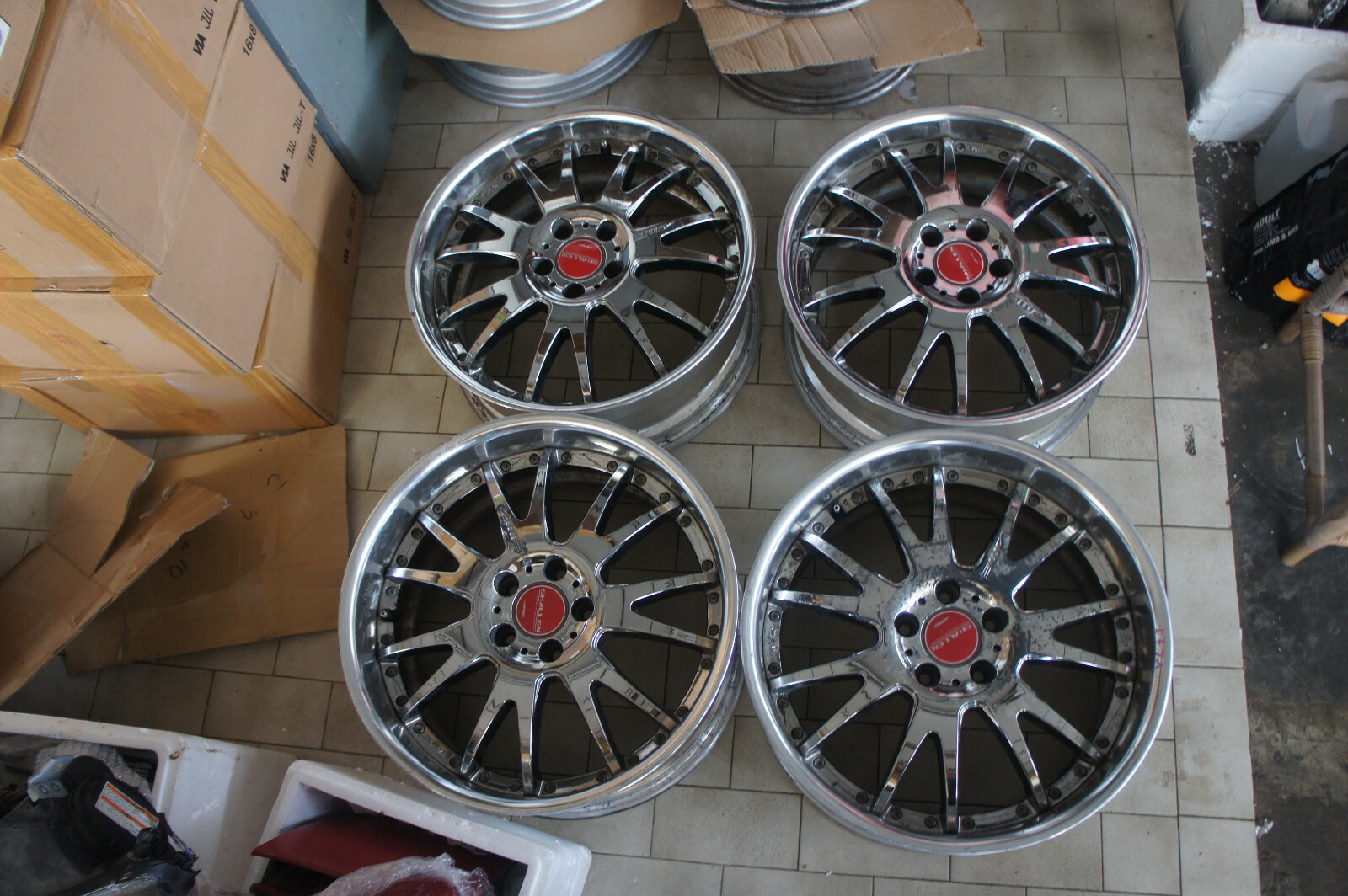 JDM 19" Enkei AME Shallen MX wheels for ucf30 ls430 gs400 sc430 ls400 ...