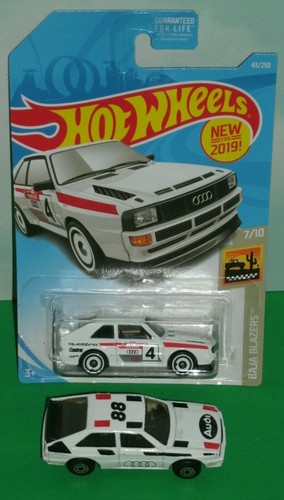 Two 1/64 Scale Audi Quattro Diecast Vehicles - AWD Rallye Race Car ...