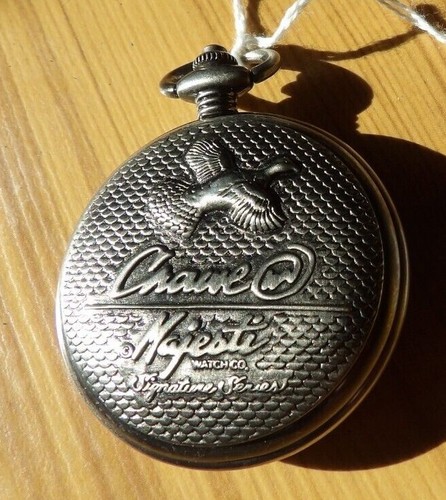 MAJESTIC QUARTZ EAGLE DIAL BY PHILLIP CROWE POCKET WATCH | eBay