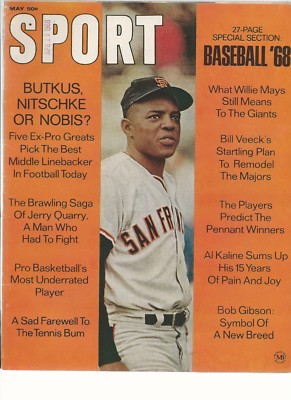 May 1968 Sport Magazine Willie Mays ** | eBay