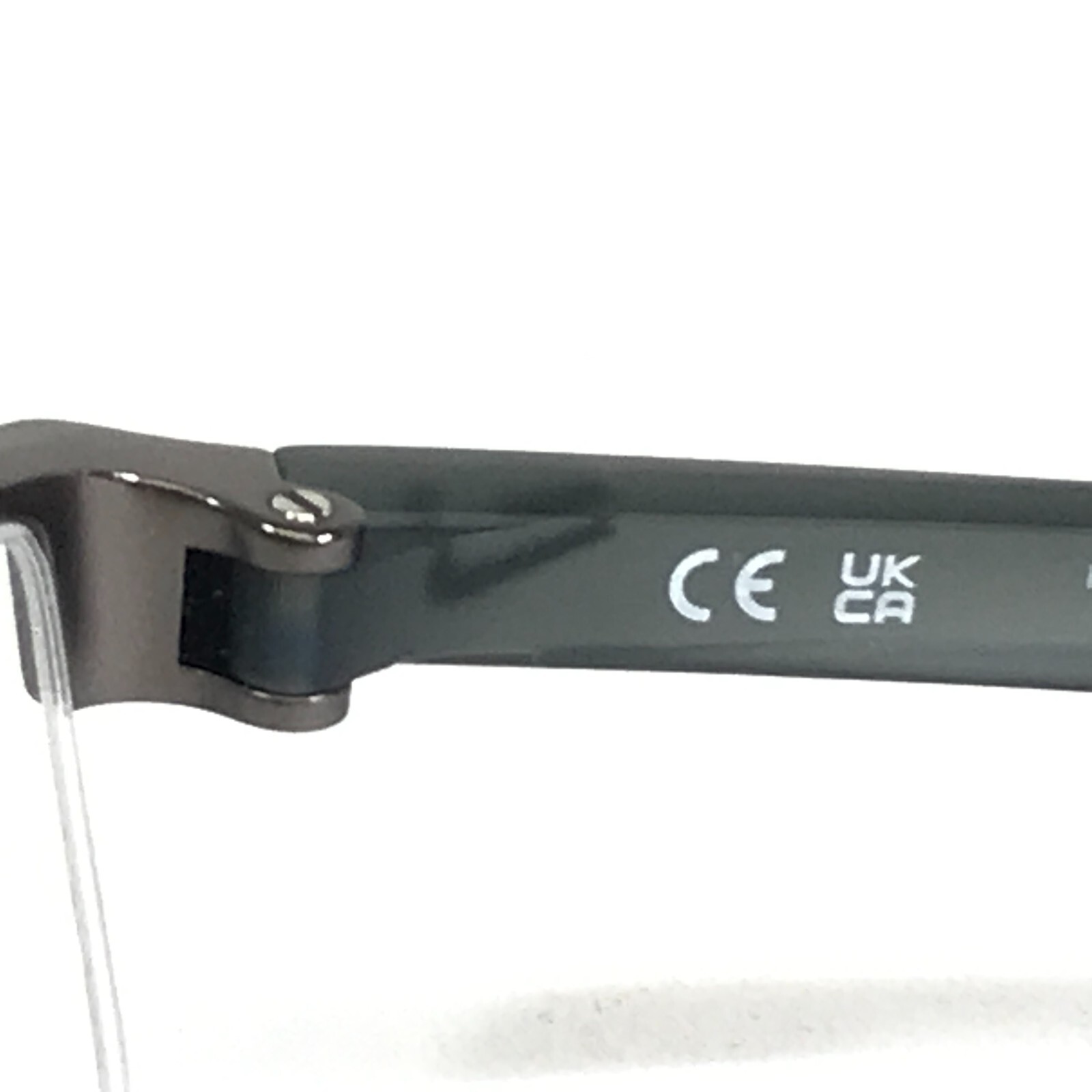 Nike Eyeglasses Frames 8138 071 Gunmetal Matte Smoke Gray Half Rim 56 ...