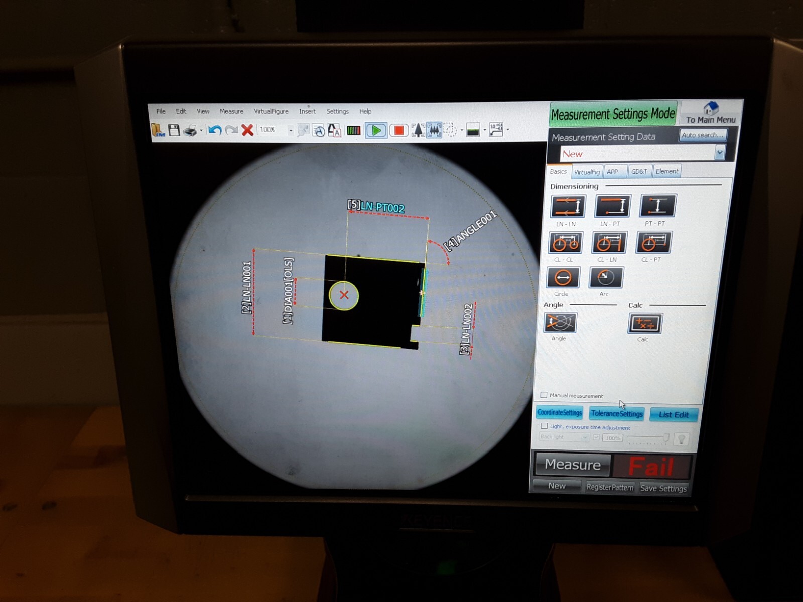 Keyence IM-6025 Image Dimension Measuring System | eBay