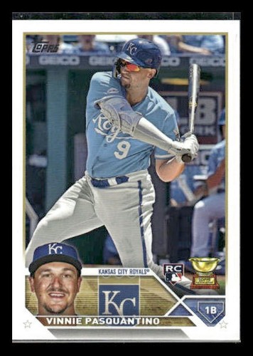 2023 Topps #302 Vinnie Pasquantino Rookie All-Star Game Stamp Kansas ...