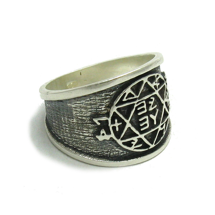 Genuine Sterling Silver Ring Hallmarked Solid 925 Hexagram Handmade | eBay
