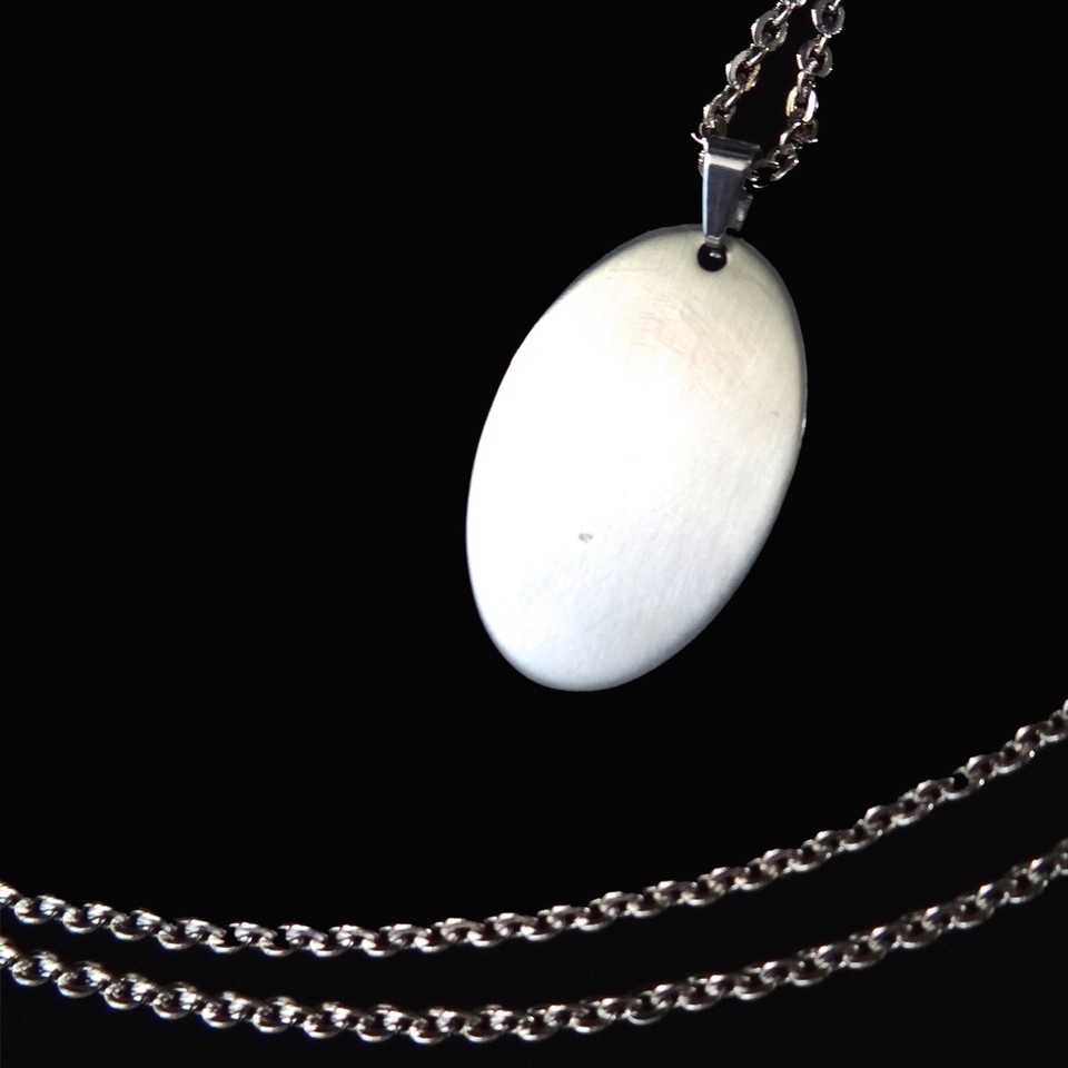 Men's Allah Silver Pt Necklace Islamic Gift Islam Muslim Arabic God ...